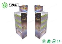 China Custom CMYK Printed Corrugated Cardboard Floor Display Rack 160cm for Chocolate for sale