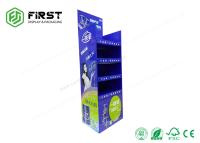China Custom Glossy Printed Cardboard Shelf Display for Drink 350g CCNB B Flute for sale