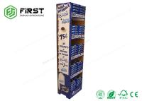 China Custom Corrugated Cardboard Snack Display Rack 4 Color Offset Printing for Chocolates for sale