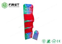 China Custom Colored Cardboard Floor Display Stands for Toys Retail Store 120cm for sale