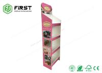 China 4C Offset Printing Cardboard Floor Displays Eco Friendly Recyclable 1200x1600mm for Snacks for sale
