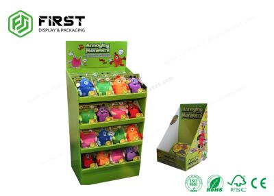 China Custom Recyclable Cardboard Display Shelves Full Color Offset Printing 350-500g CCNB for sale