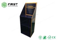 China Custom 3 Layer B Flute Corrugated Cardboard Floor Display with CMYK Printing 100 PCS MOQ for sale