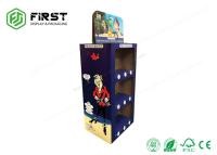 China Custom Recyclable Cardboard Pop Up Display Stands Full Color Printing 350g CCNB for sale