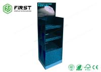 China Custom CMYK Printed Foldable Corrugated Cardboard Display Stand 2.5mm Thickness for sale