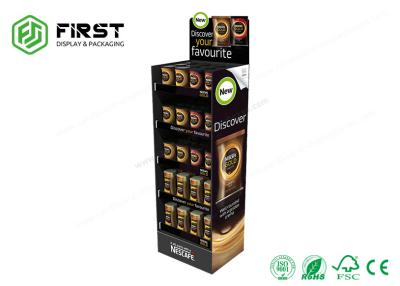 China Custom Corrugated Floor Standing Cardboard Display Full Color Printing for Food Retail for sale