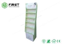 China Custom Cardboard Floor Display Stand 160cm High 120kg Capacity Easy Assembly for sale