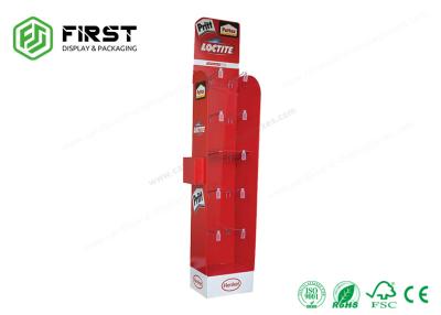 China Supermarket POP Cardboard Display Stand Offset Printing Custom Logo Printed for sale
