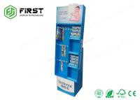 China Custom Cardboard Pop Display Stand with Hooks 350gsm CCNB Corrugated B Flute for sale