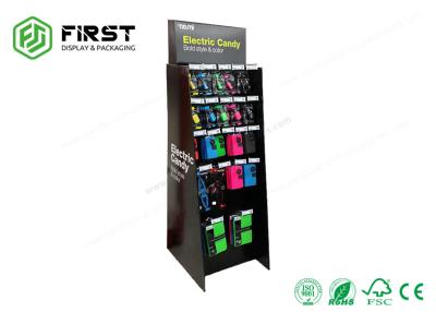 China Custom Cardboard Promotional Display Stands Full Color Offset Printing 1200x1600mm with Plastic Hooks for sale
