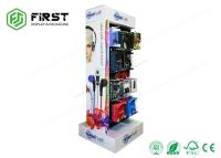 China Custom Corrugated POP Displays Glossy Lamination 15-20kg Capacity Cardboard Hook Displays for sale