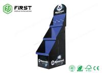 China Custom Corrugated Cardboard POP Floor Displays 3mm 5mm Thickness Lightweight Hanging Hook Stands for sale