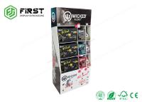 China Custom Corrugated Floor Display Stand 250-450gsm Recyclable POP Advertising OEM for sale