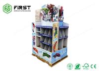 China Custom Corrugated Cardboard POP Display Rack for Retail Promotions ISO9001 for sale