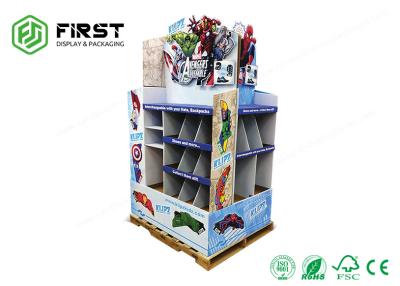 China Custom Corrugated Cardboard POP Display Rack for Retail Promotions ISO9001 for sale