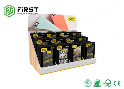 China Custom Corrugated Cardboard Counter Display Boxes 4C CMYK Printing UV Coating Recycled for sale