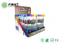 China Foldable Cardboard Counter Display Box Stands Custom Logo 30x25cm Eco Friendly for sale