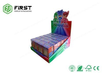 China Customized Foldable Corrugated PDQ Paper Counter Display Full Color Printing for Retail Store for sale