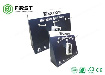 China Custom Cardboard Counter Display Trays Easy Assembly 100 Recyclable Retail Advertising for sale