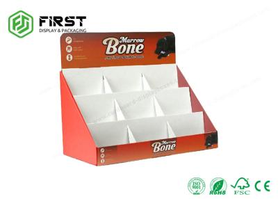 China Custom Corrugated Cardboard POP Counter Top Display Stand for Retail Advertising Promotion for sale