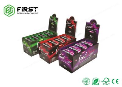 China Custom Printing Retail Shelf Ready Box Foldable CDU Cardboard Counter Display Boxes for sale