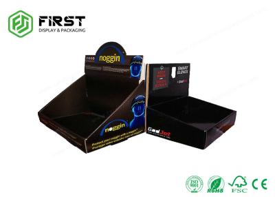China Custom Printed Cardboard Counter Display Stand Eco Friendly Retail Packaging 20 Days Lead Time for sale