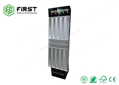 China OEM Custom Foldable POP Cardboard Floor Display Stand Eco Friendly Fast Assembly for sale