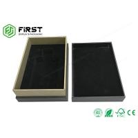 China Customized Gold Foil Logo Luxury Rigid Cardboard Perfume Gift Packaging Boxes 1200gsm for sale