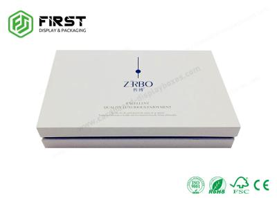 China Custom Printed Recyclable Cardboard Cosmetic Gift Box with EVA Foam 1200g Greyboard for sale