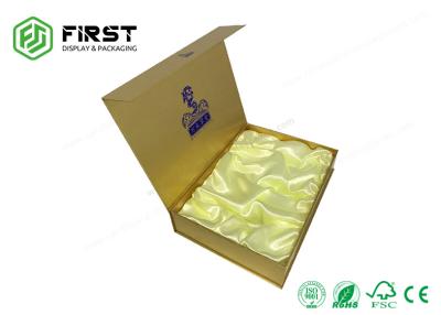 China Custom Luxury Magnetic Closure Rigid Cardboard Gift Box with Velvet Insert 500pcs MOQ for sale