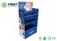 China Customized Corrugated Carton Stand Foldable Cardboard Chocolate Floor Display Shelf for sale