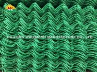 China 2.0mm/2.8mm Green Color PVC Diamond Mesh Fencing In Stock for sale