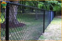 China 19 ft H x 50 ft L 9 Gauge Vinyl Coated Steel Chain Link Fence for sale