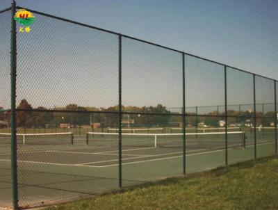 China 4ft High Chain Link Wire Fence Stretched On Commercial Or Industrial Frame for sale