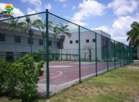 China 45 X 45 Mesh Chain Link Wire Fence 4.5mm 3m X 20m For Basketball Court for sale