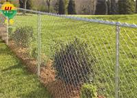 China Diamond Mesh 1.5x30m Chain Link Wire Fence 9ga Of Residential Or Commercial for sale
