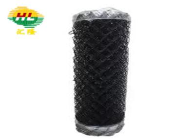 China Plastic Coated Hot Dipped Galvanized Chain Link Fence Roll 50ft Black 5 Foot for sale