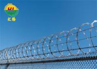 China 5 Coils Razor Barbed Wire 246ft Stainless Steel Galvanized for sale
