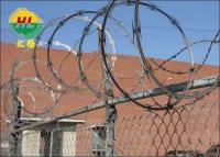 China 5 Coils Razor Barbed Wire 246ft Stainless Steel Galvanized for sale