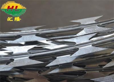 China 20m Galvanised Barbed Razor Wire Steel Security Fencing Farm Concertina Barb for sale