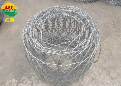 China Flat Wrap Concertina Razor Wire Continuous Loops Roll for sale
