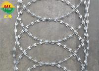 China Flat Wrap Concertina Razor Wire Continuous Loops Roll for sale