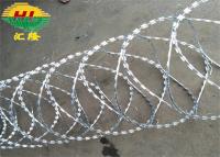 China Anti Piracy Galvanized Razor Wire Coils With Loops Dia 600 Mm Used On Ships for sale