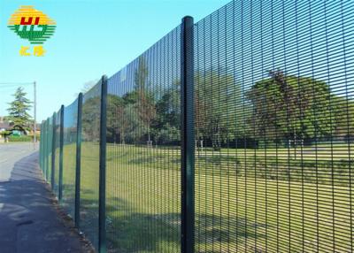 China Green Ral 6005 Anti Climb 358 Mesh Fencing Panels 2.3m Height 540-690N/m2 for sale