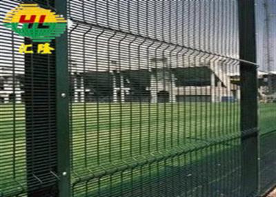 China Multipurpose Powder Coated Anti Climb Wire Mesh Fencing 8GA 10GA Diameter for sale