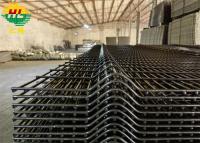 China Curved Anti Climb 358 Welded Mesh Fence 76.2X12.7mm Mesh Non Rusting for sale
