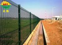 China 8GA 10GA Black Powder Coated Fence Panel Anti Cut 358 Security Fence Multipurpose for sale