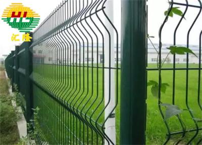 China PVC Coated 3D Curved Decorative Welded Wire Fence 830mm 1030mm Height for sale