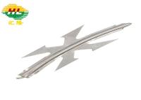 China Stainless Steel Astm Concertina Wire Fence Enhanced Security With 3 Clips Per Spiral for sale