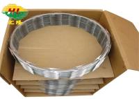 China 10m Anti Theft Barbed Wire Concertina Coil Hot Dipped Galvanized for sale